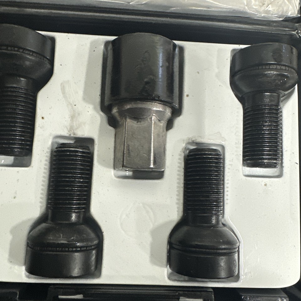 Authentic OEM Mercedes-Benz Wheel Lock Kit A001 990 1607 Black Color ...