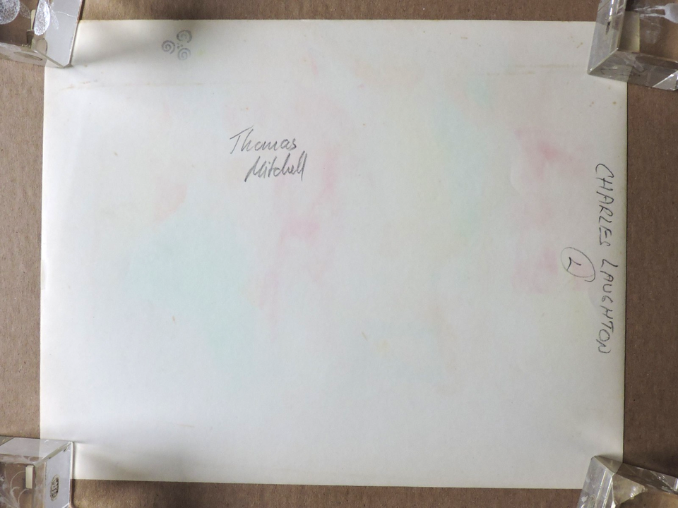 Thomas Mitchell and the beggars orig coloured photo 1939 Hunchback of ...