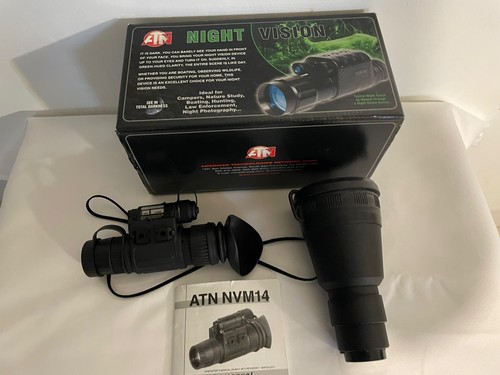 ATN NVM14-HPT 64-68lp/mm 23-25 SNR P45 HP Night Vision Monocular ...