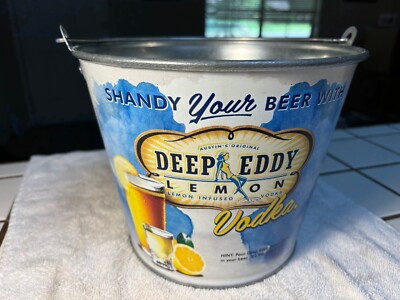 DEEP EDDY Lemon Lime VODKA Tin Advertising Ice Beer Bucket NEW | eBay