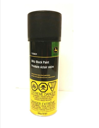 John Deere Blitz Black Spray Paint Can TY25631 | eBay