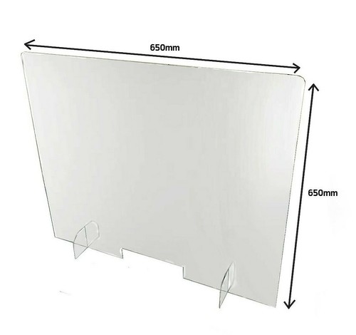 Perspex® / Altuglas® Shield Guard screen Free standing Anti-virus ...