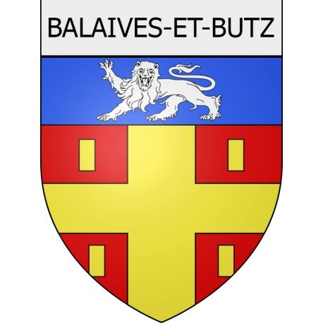 Balaives-et-Butz 08 ville Stickers blason autocollant adhésif Taille:8 ...