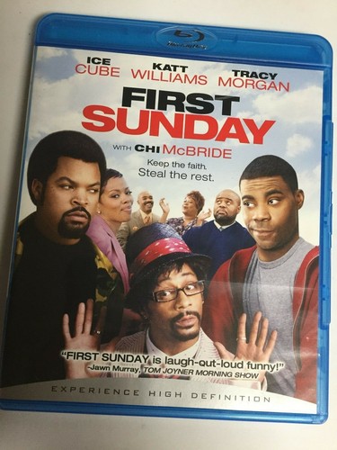 First Sunday (Blu-ray Disc, 2008) Ice Cube,Tracy Morgan,Not a Scratch ...