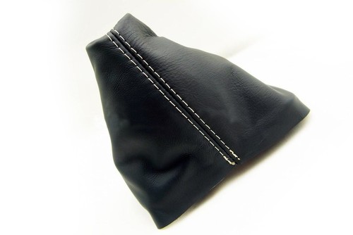 Manual Shift Boot Cover Leather Synthetic for VW Beetle 1998-2010 White ...