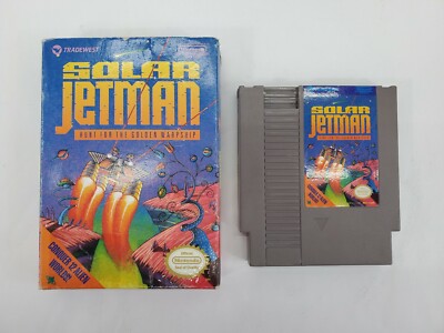 Nintendo NES Solar Jetman : Hunt For The Golden Warship 1990 - In Box ...