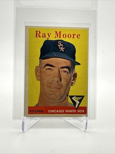 1958 Topps Ray Moore Baseball Card #249 EX-MT Quality FREE SHIPPING | eBay