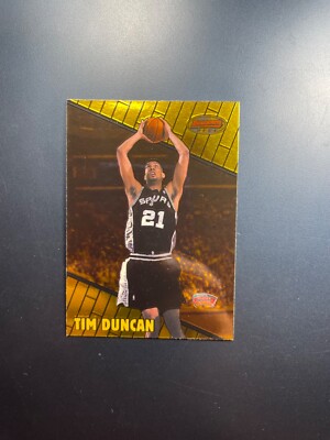 Tim Duncan 2000 Bowman Best #30 Spurs HOF | eBay