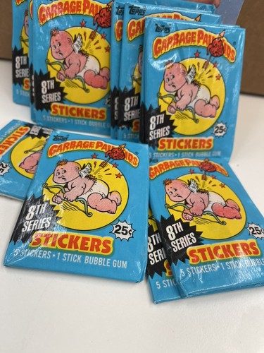 1987 1 PACK Topps Garbage Pail Kids Original 8th Series 8 Card Wax Pack ...