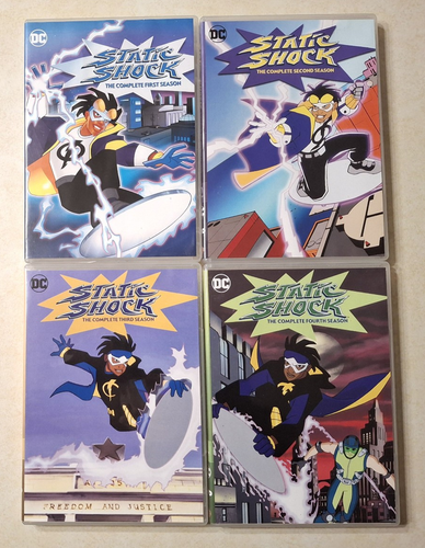 Static Shock The Complete Series DVD Seasons 1-4 1 2 3 4 DC Comics ...
