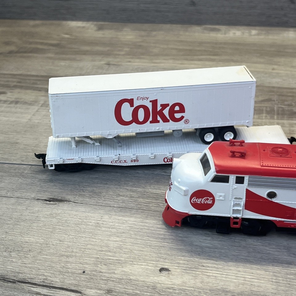 Athearn Coca-Cola Collectible Train 1/87 Scale Set Vintage Vtg Red ...