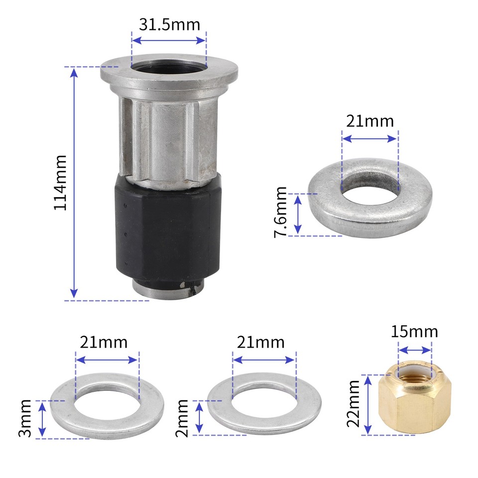 8M0101603 Flo-Torq SSR HD Propeller Hub Kit for Mercury 200-400 Hp 4 ...