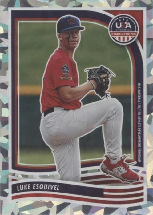 2024 Panini Stars and Stripes - Luke Esquivel #122 Crystals /25 (RC ...