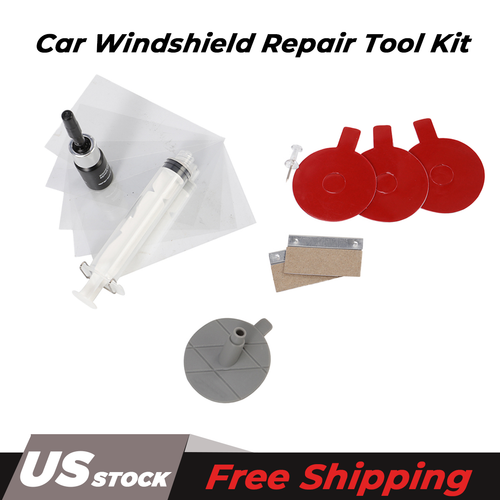 Windshield Repair Tool Set DIY Car Kit Wind Glass For Chip Crack Fix | eBay