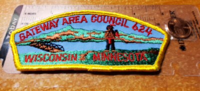 BSA Gateway Area Council 624 WI & MN csp T-1, first registered issue ...