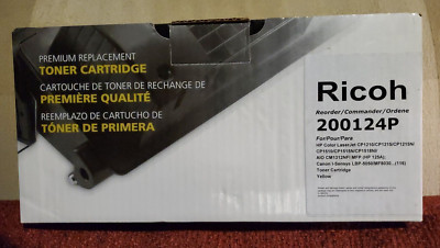 RICOH YELLOW TONER CARTRIDGE HP COLOR LASERJET CP1510 / CP1210 Canon ...