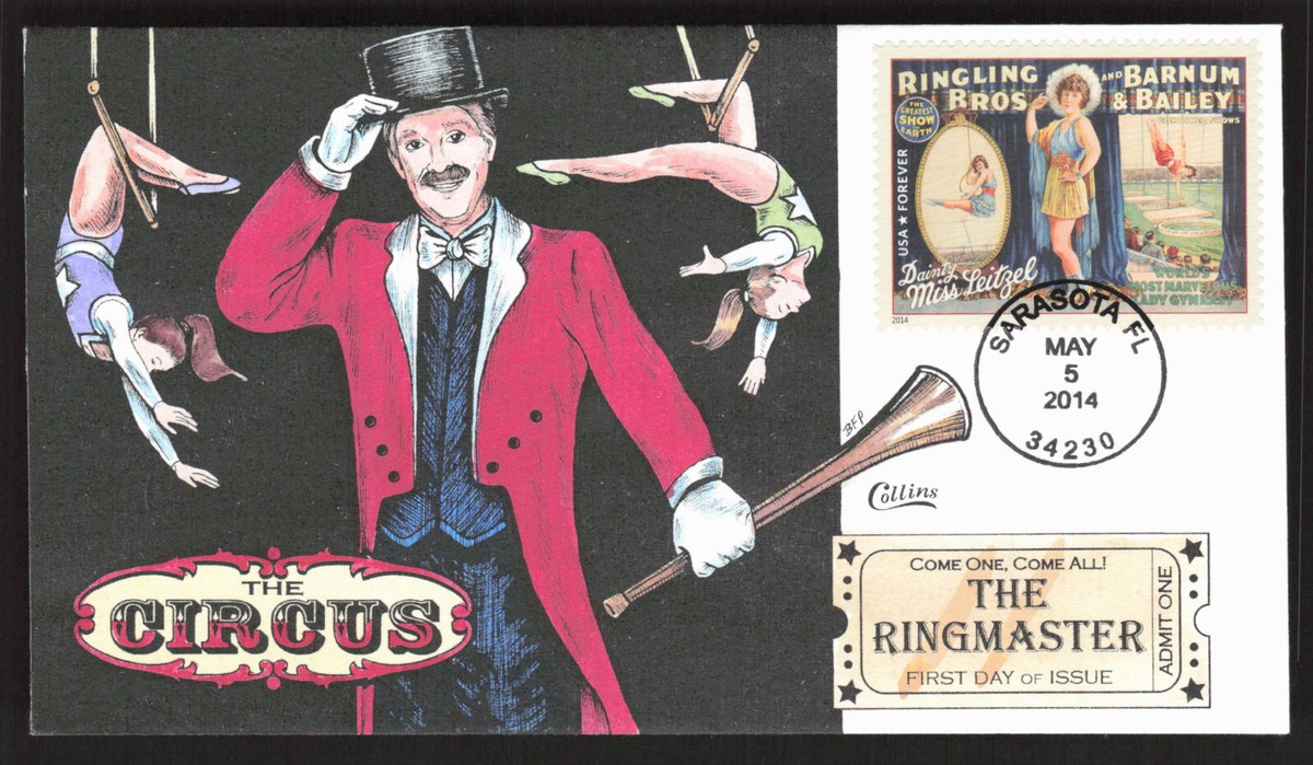 Vintage Sirkus Ringmaster Plakat Circus Poster