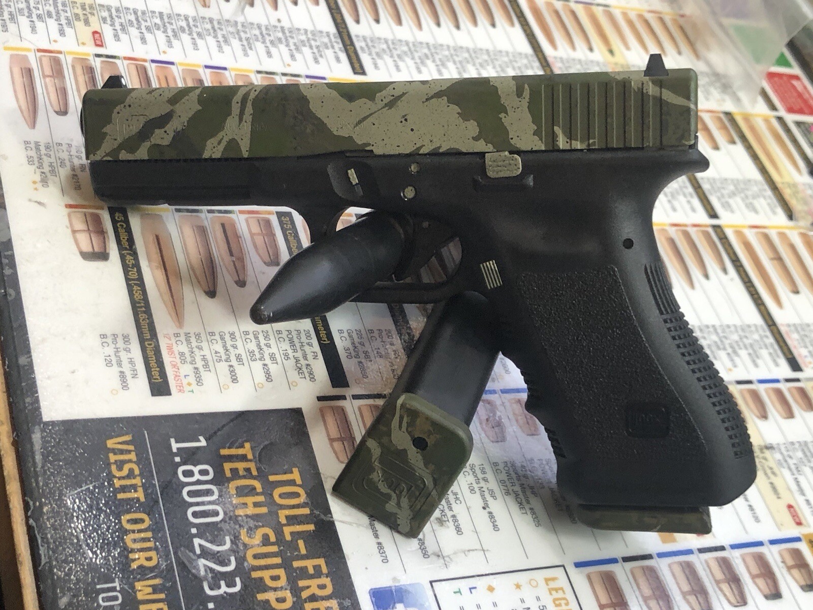 Custom Cerakote Glock 17 Gen 3 OEM 9mm Slide Assembly Kit G17 P80 ...