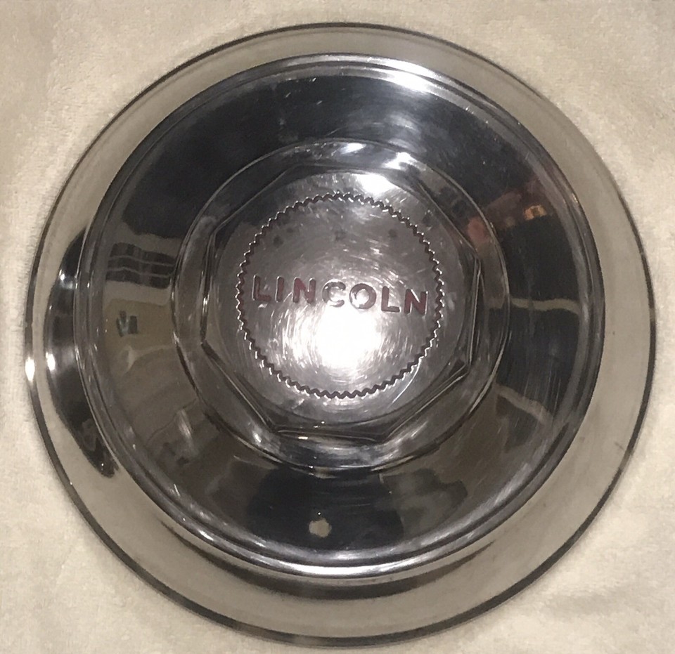 1946 1947 1948 LINCOLN TOWN CAR CONTINENTAL HUBCAPS WHEEL COVER SET OF ...