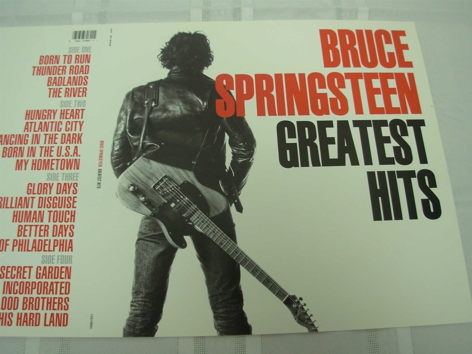 1995 BRUCE SPRINGSTEEN ALBUM COVER ART ~ "GREATEST HITS" ~ ORIGINAL ...