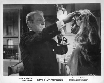 Jean Gabin, Brigitte Bardot "Love is My Profession" movie still | eBay