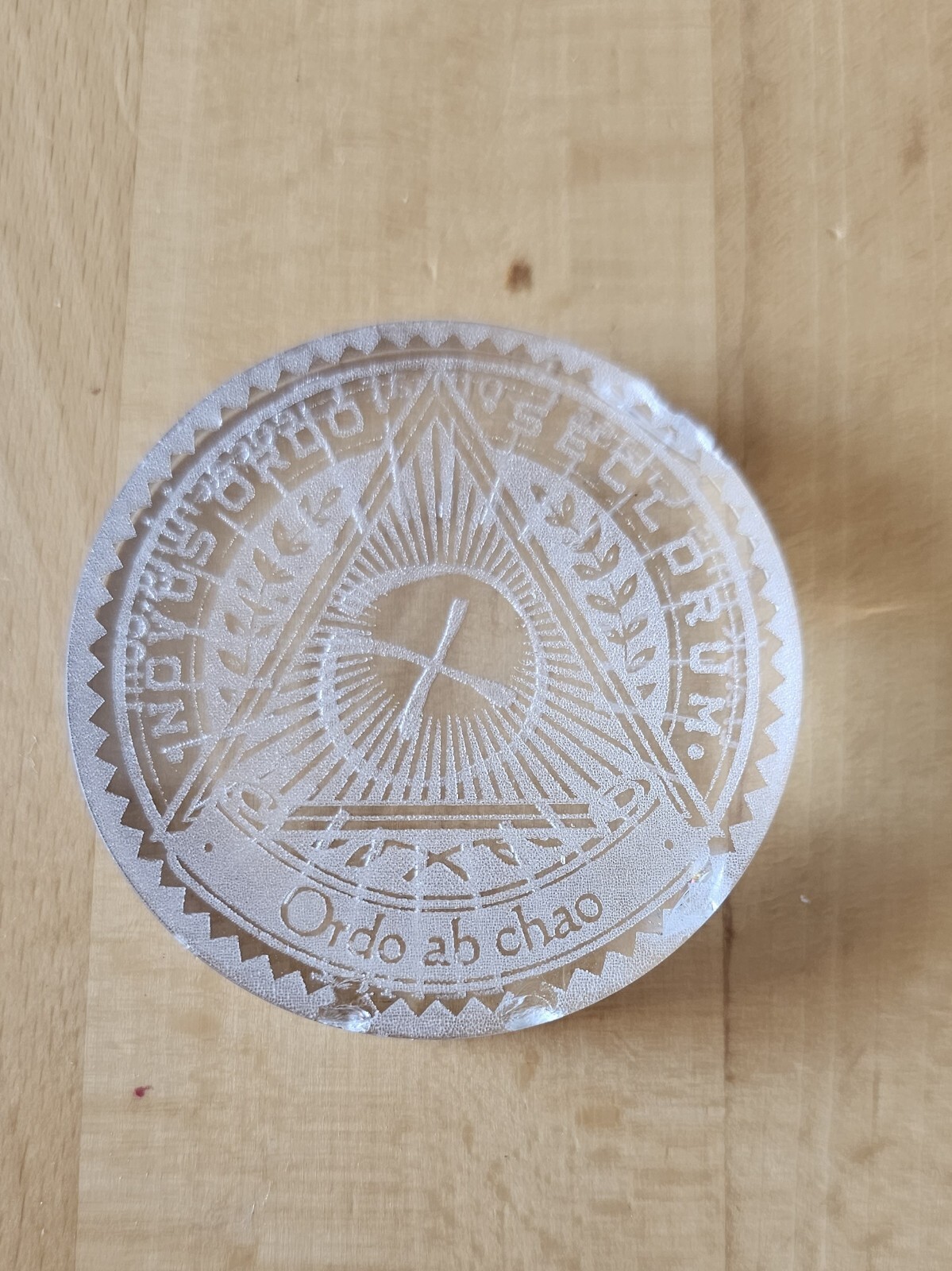 geocoin geocoins Glascoin Ordo ab Chao UNAKTIVIERT | eBay UK