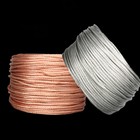 Round Pure Copper Braid Cable Bare Copper Braid Wire Ground Lead 2.5mm² ...