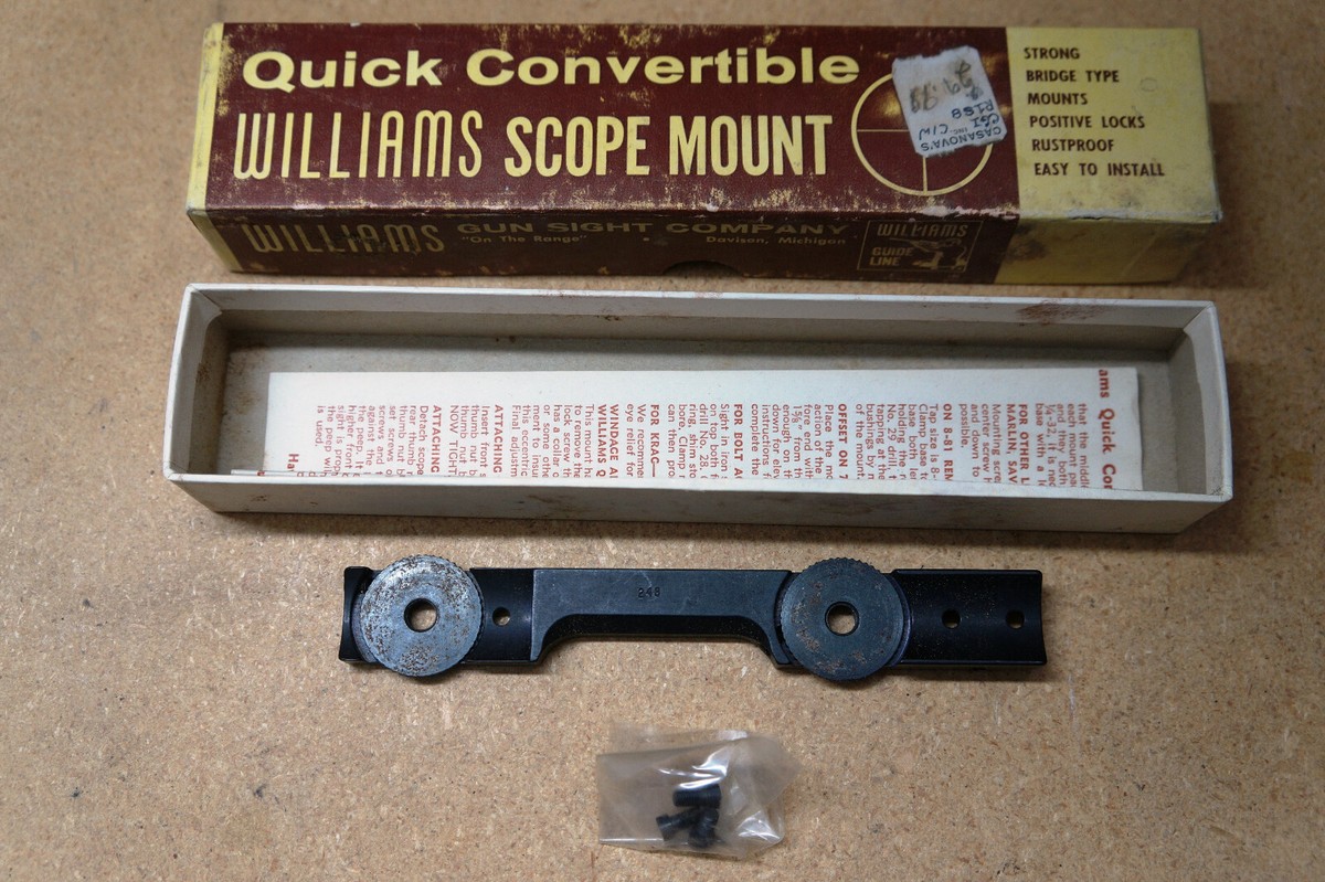 Williams Side Scope Mounts Winchester Pre 64 Model 94 Question.