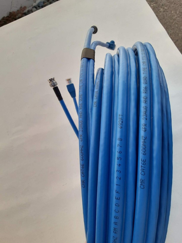 100 FT 3G HD-SDI RG6/CAT6 Ethernet- COMBO Cable Siamese Cable | eBay