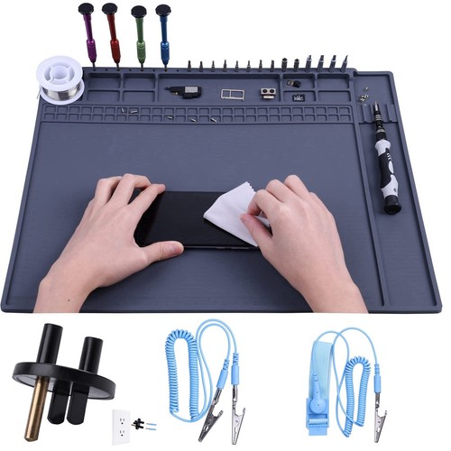 Premium Heat Resistant Anti Static Mat For Computer Laptop Cellphone ...