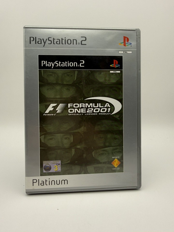 Formula One 2001 PlayStation 2 Platinum Game & Manual F1 PS2 *Free ...