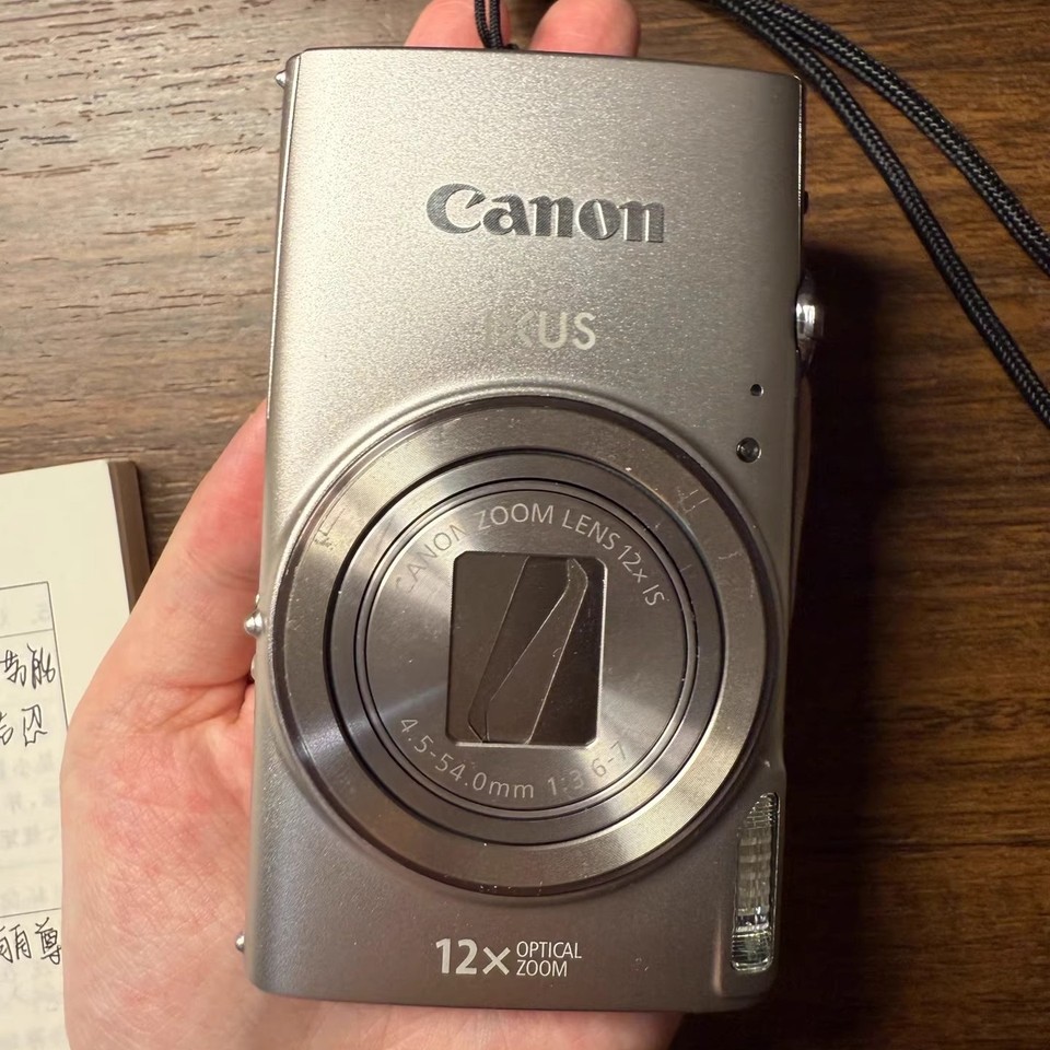 Canon IXUS 285 HS/ELPH 360 Digital Camera 20.2MP 12X Optical Zoom Built ...