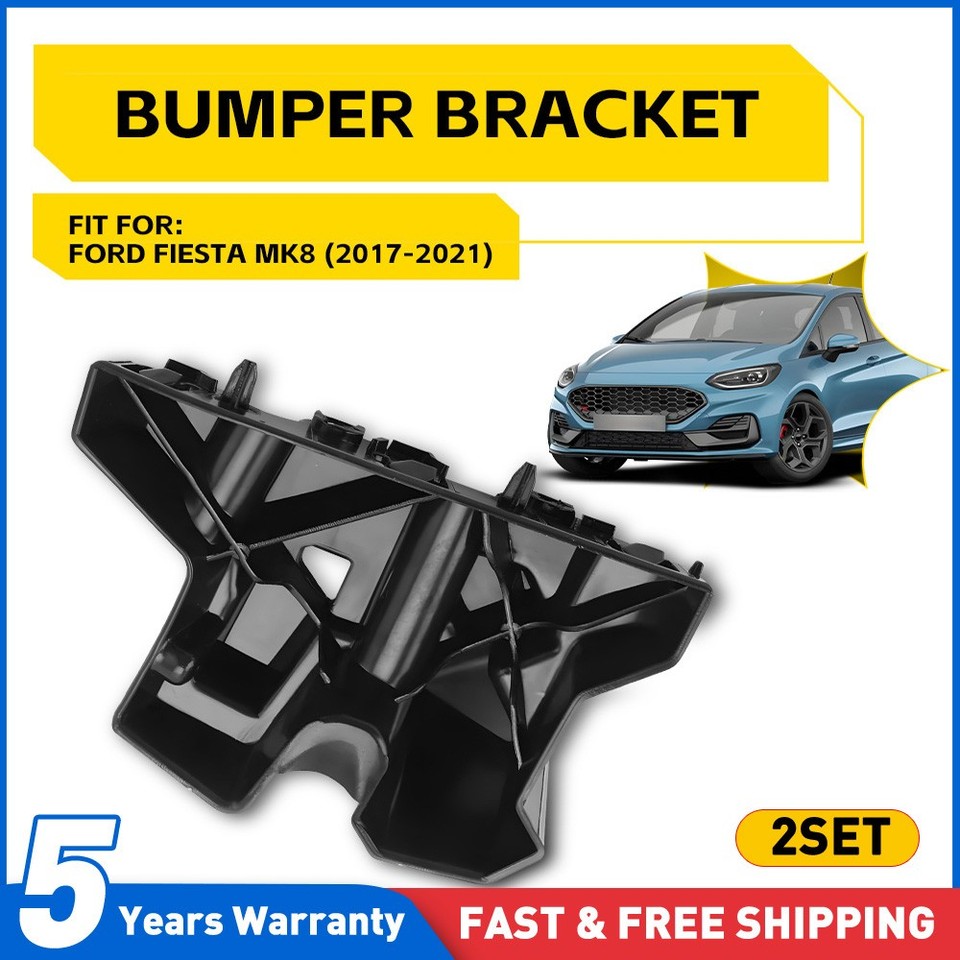2PCS Front Bumper To Wing Bracket Fixing Holder For Ford Fiesta Mk8 ...