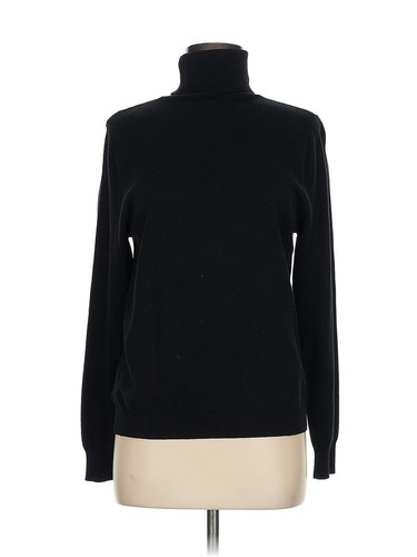 Linea by Louis Dell'Olio Women Black Turtleneck Sweater M | eBay