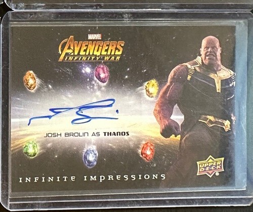 2012 Marvel The Avengers Infinity War Josh Brolin as Thanos on Card ...