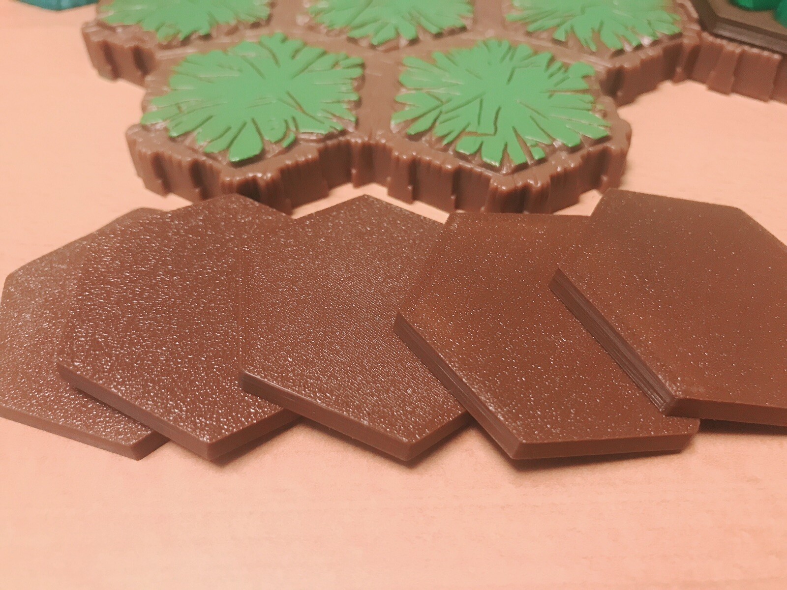 Heroscape Custom Terrain Bases (5x 1-hex) - Create Own Terrain | eBay