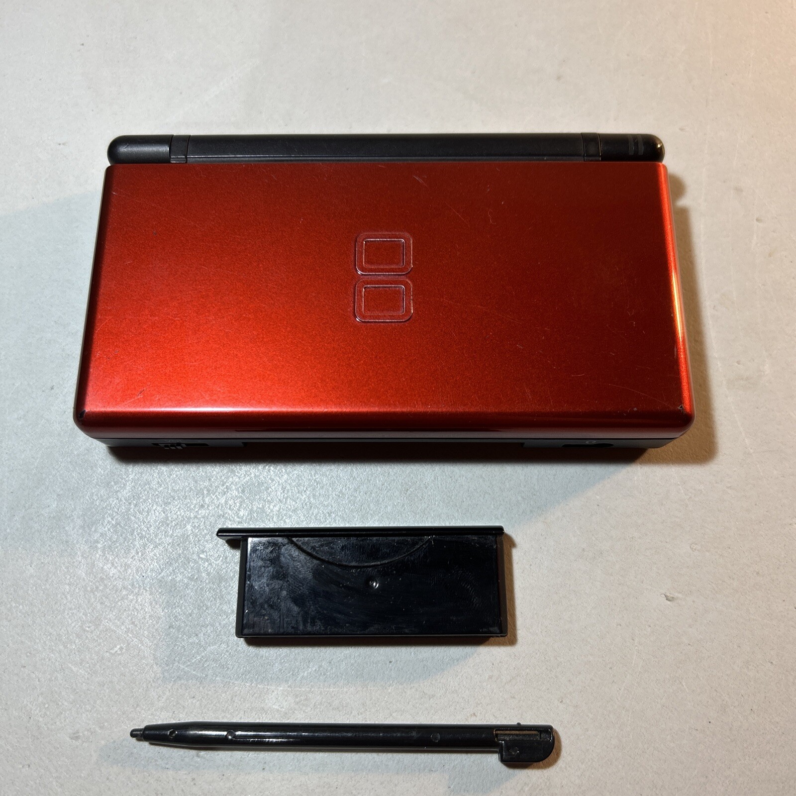Nintendo DS Lite Crimson Handheld System - Red/Black 45496718077 | eBay