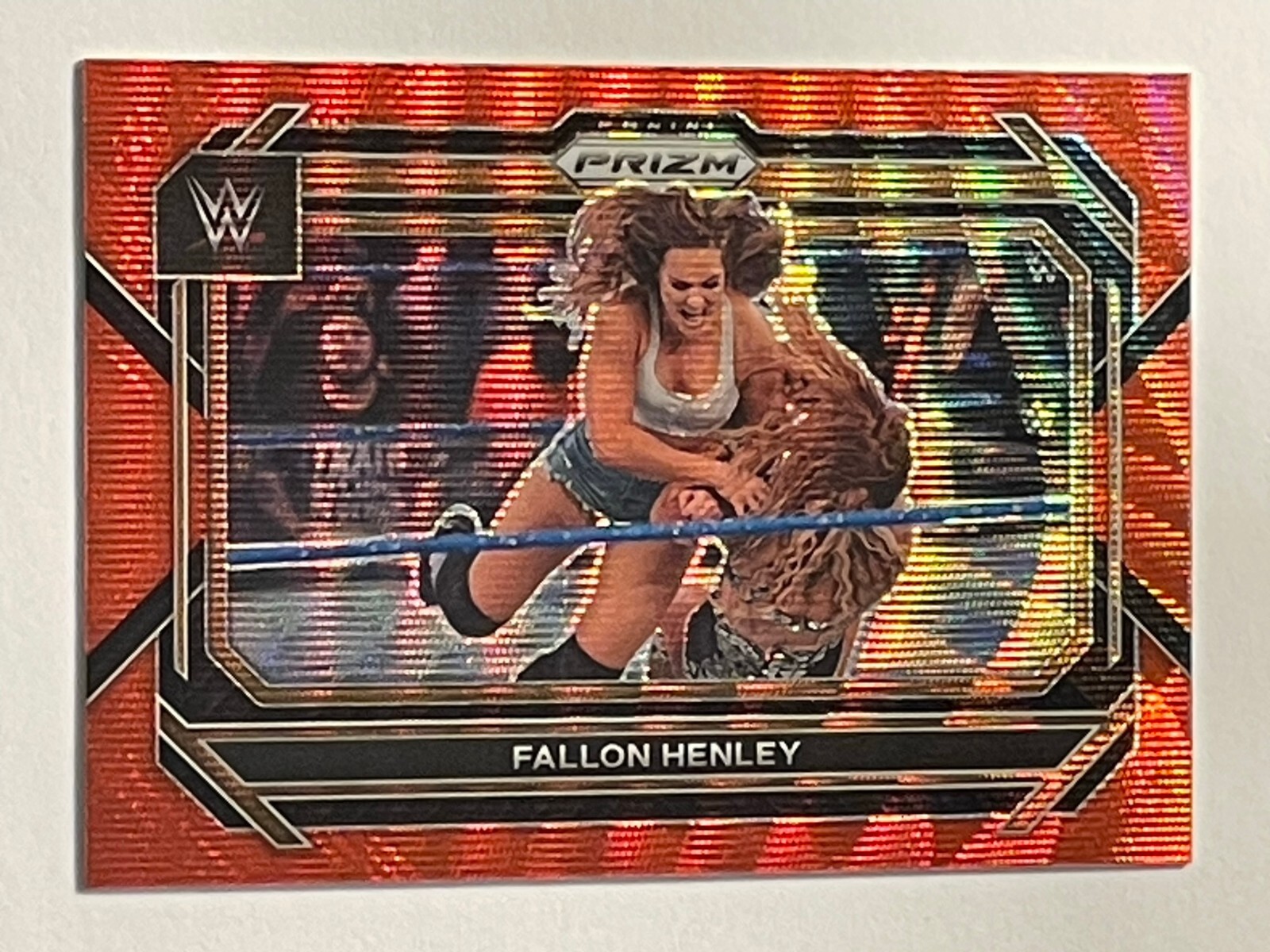 Fallon Henley 2023 Panini Prizm WWE Ruby Wave Prizm Parallel SP #22 | eBay