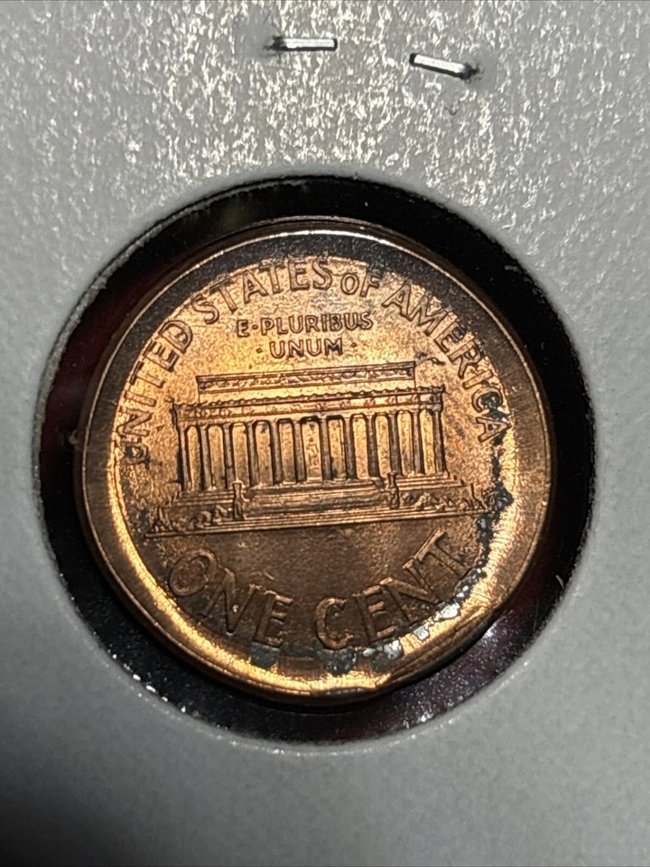 2000 lincoln cent - mint error Large broadstruck With Indent Gem But ...