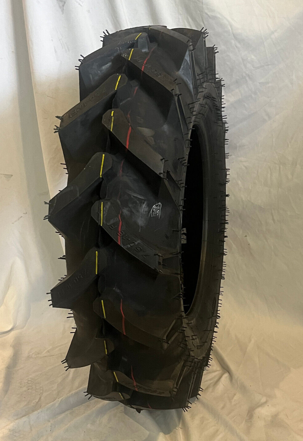 (1 TIRE+TUBE) 7.50-16 8 PR NEW ROAD CREW F1 Farm Tractor Tire 7.50x16 ...