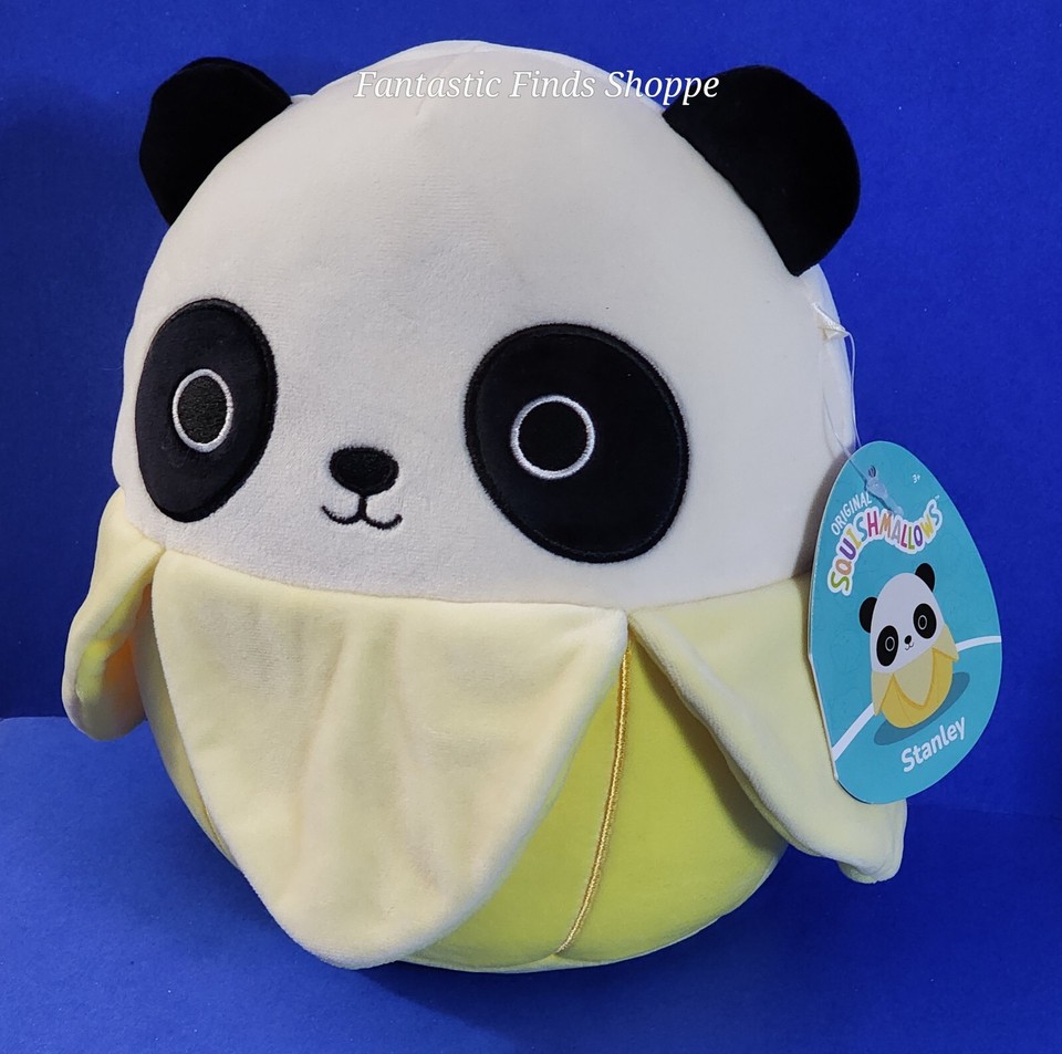Squishmallows Epic Collection Stanley the Banana Panda Bear 8" NWT | eBay
