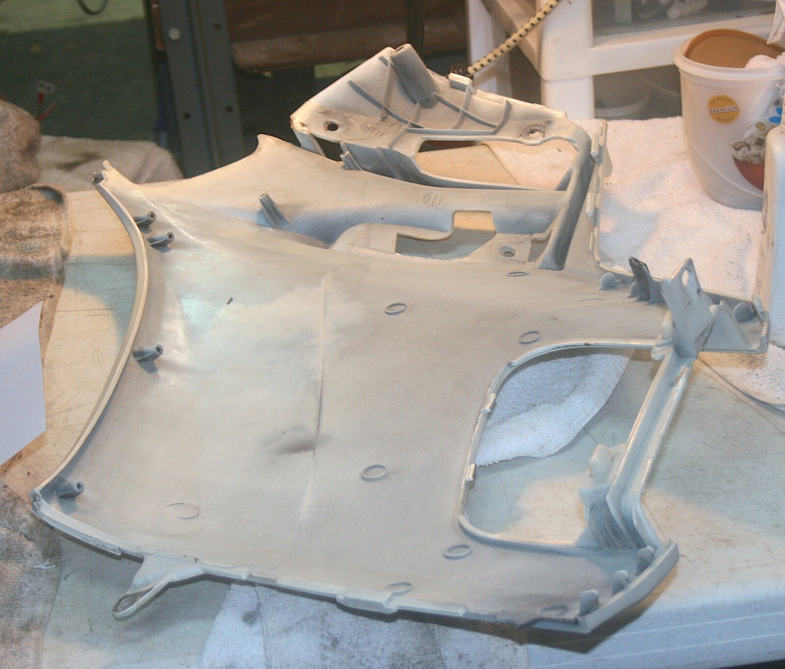 1989 HONDA PC800 PACIFIC COAST RIGHT FRONT UPPER FAIRING COWL (PC-59a ...