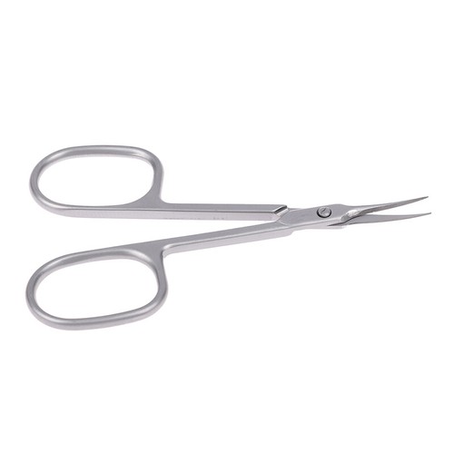 Stainless Steel Curved Tip Thin Blade Cuticle Scissors Trimmer Skin ...