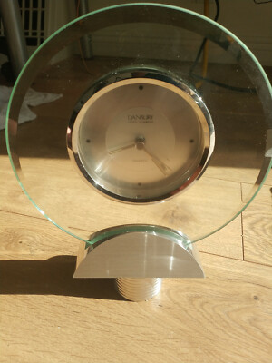 Round Glass Clock and Paperweight | eBay