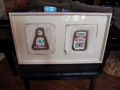 Carolita Keith Harvin Cantrell Mixed Media Painting 1985 | eBay