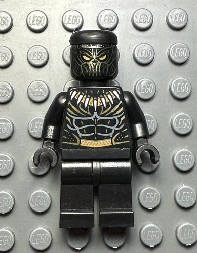 LEGO MARVEL SUPER HEROES BLACK PANTHER Erik Killmonger Minifigure 76099 ...