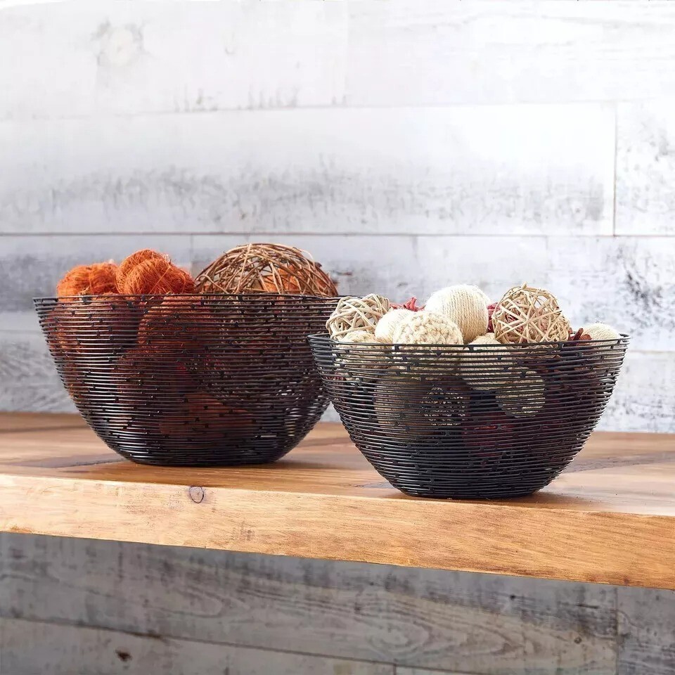 Gourmet Basics 2-piece Metal Baskets for Fruit and Vegetable | eBay