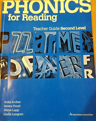 Phonics for Reading Second Level Teacher Guide Curriculum Associates ...