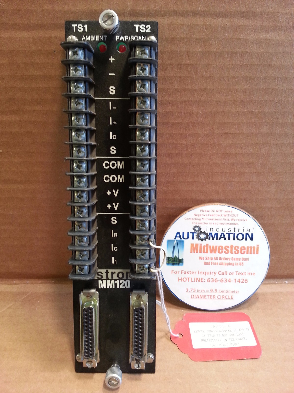 WESTRONICS CB100333-01 MM120 RECEIVER TRANSITION CB10033301 SHIPS SAME ...