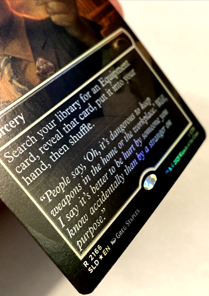 MTG Dwight's Weapon Stash - Steelshaper's Gift (Foil) Secret Lair x The ...